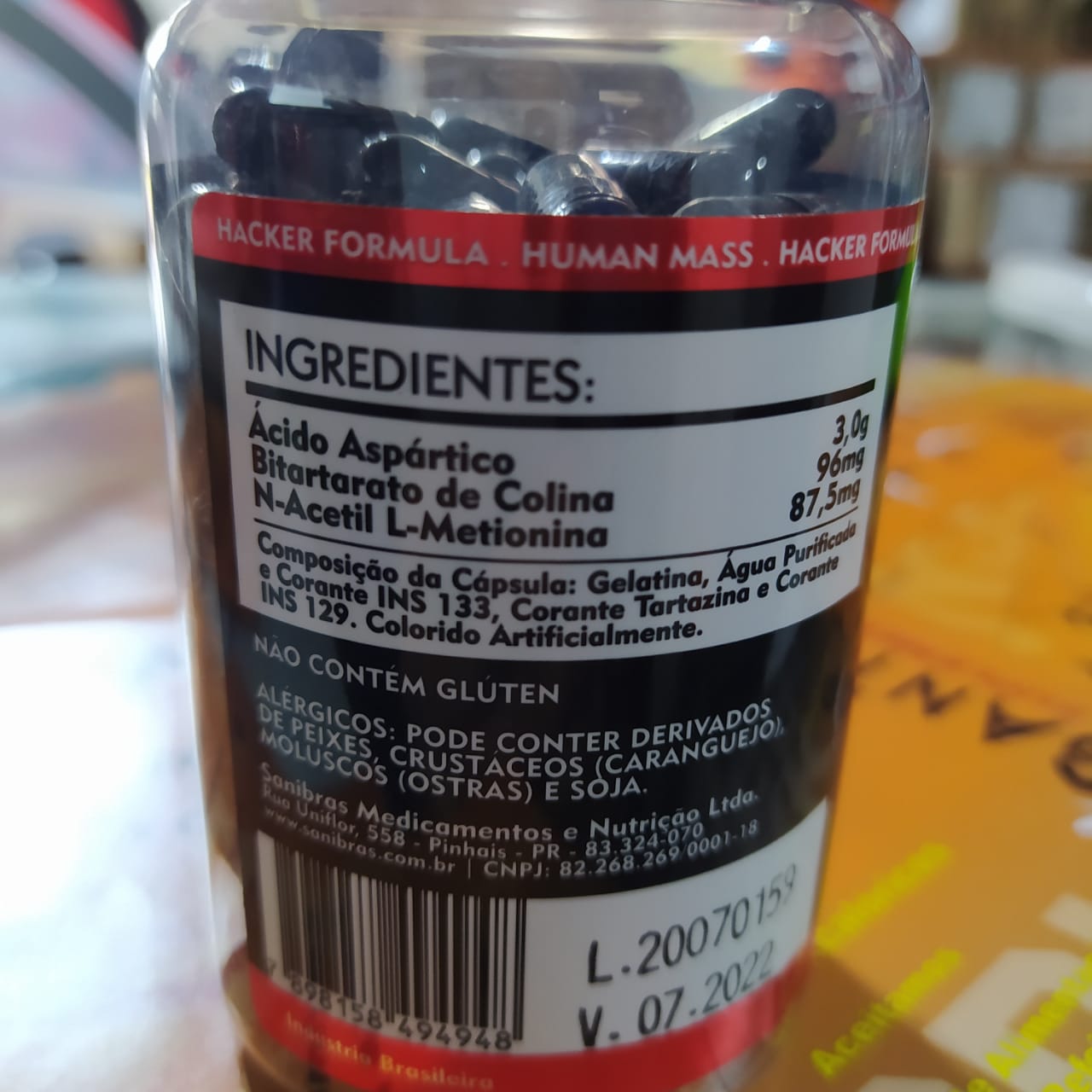 Human Mass Hacker 120 cápsulas de 540mg cada